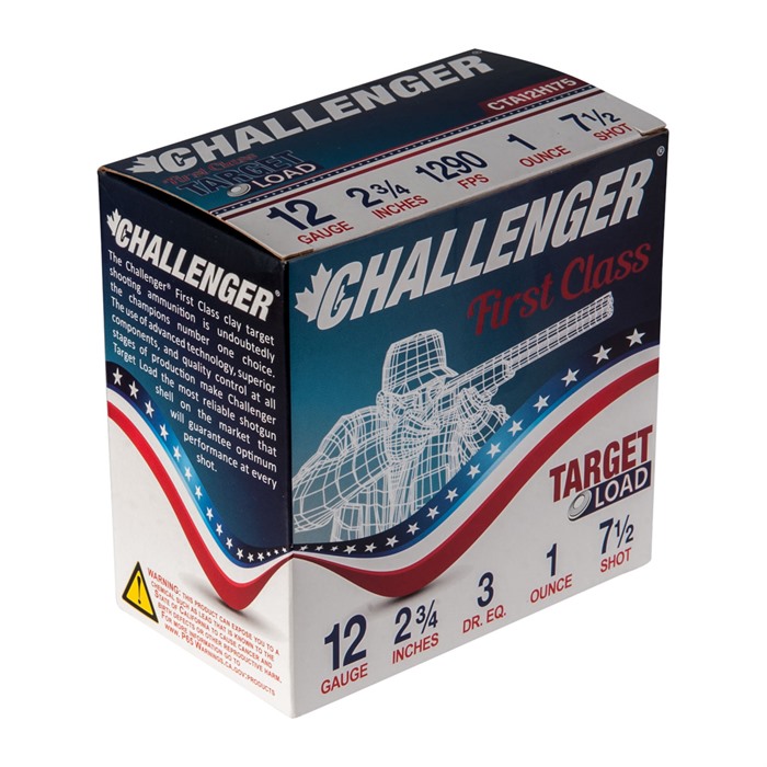 CHALLENGER AMMO FIRST CLASS TARGET LOAD 12 GAUGE 2-3/4" AMMO