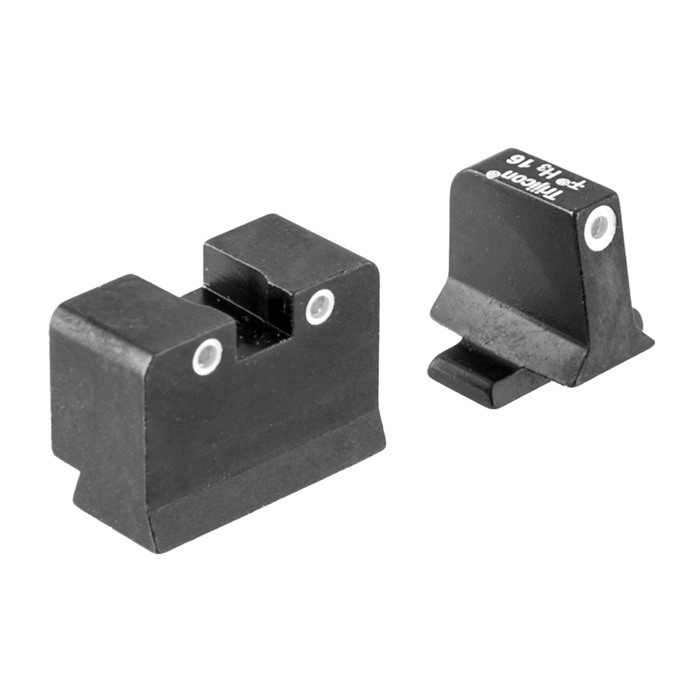 TRIJICON Night Sight Set, White Front & Rear, Springfield XD, XDM