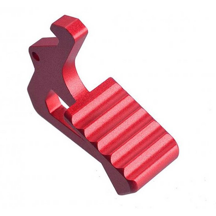 STRIKE INDUSTRIES EXTENDED CHARGING HANDLE LATCH, RED