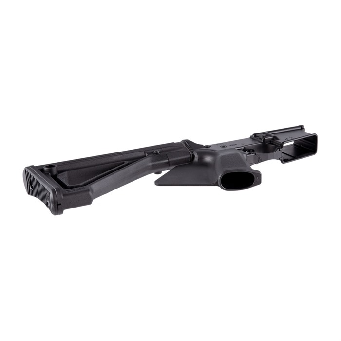 AERO PRECISION FEATURELESS COMPLETE LOWER RECEIVER W/FIXED STOCK FOR AR-15