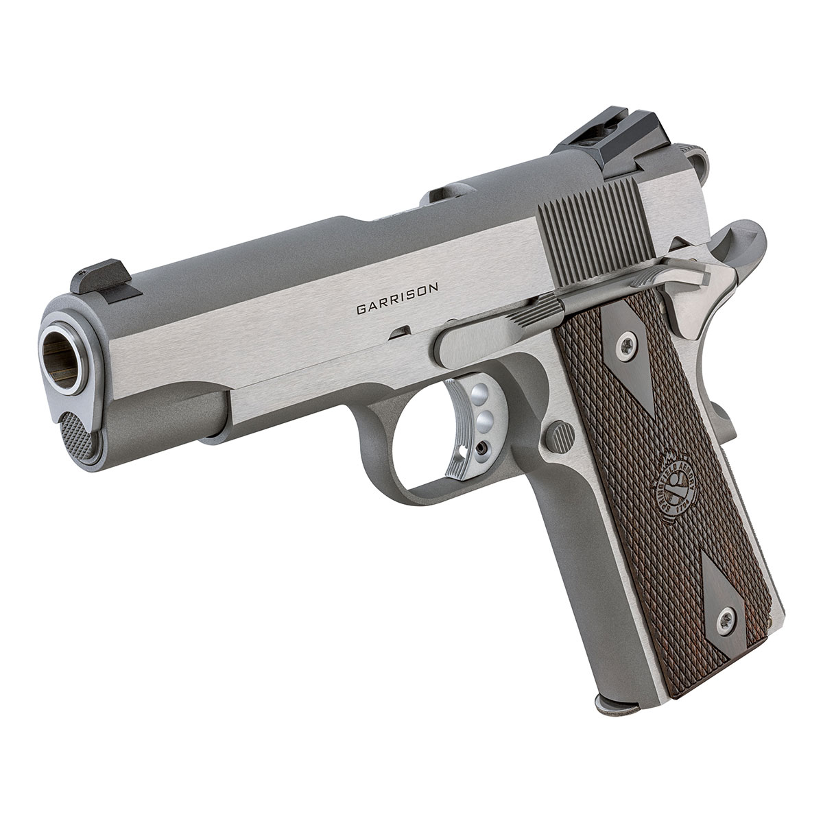 SPRINGFIELD ARMORY 1911 Garrison 45 ACP 4.25" BBL (1)7RD Mag Stainless ...