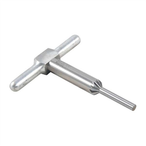 BROWNELLS 45 DEGREE MUZZLE/CYLINDER CHAMFERING CUTTER & STEEL PILOT