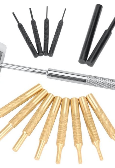 WHEELER ENGINEERING HAMMER & PUNCH SET WITH HARD PLASTIC CASE | UPC ...