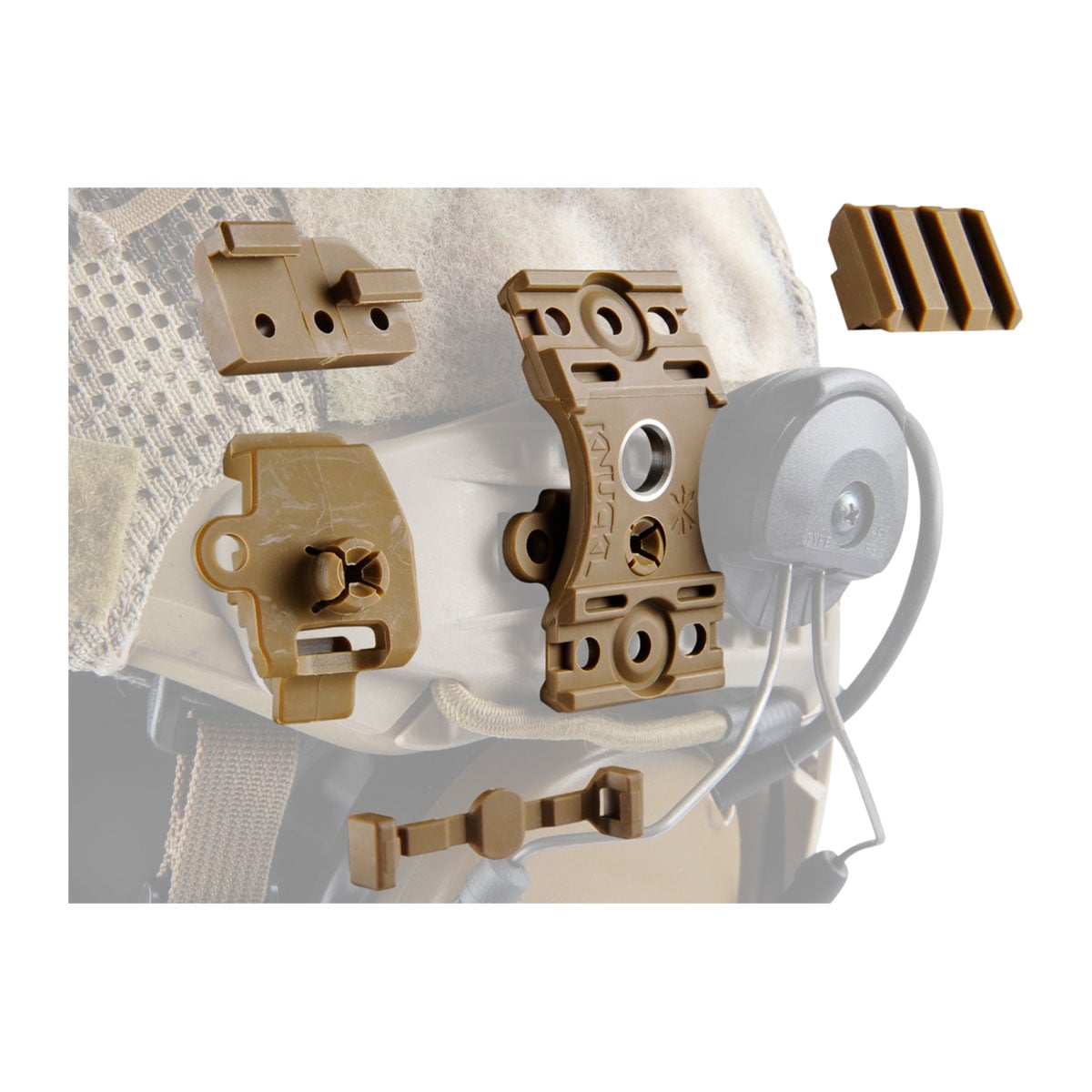 UNITY TACTICAL KNUCKL HELMET MOUNT KIT