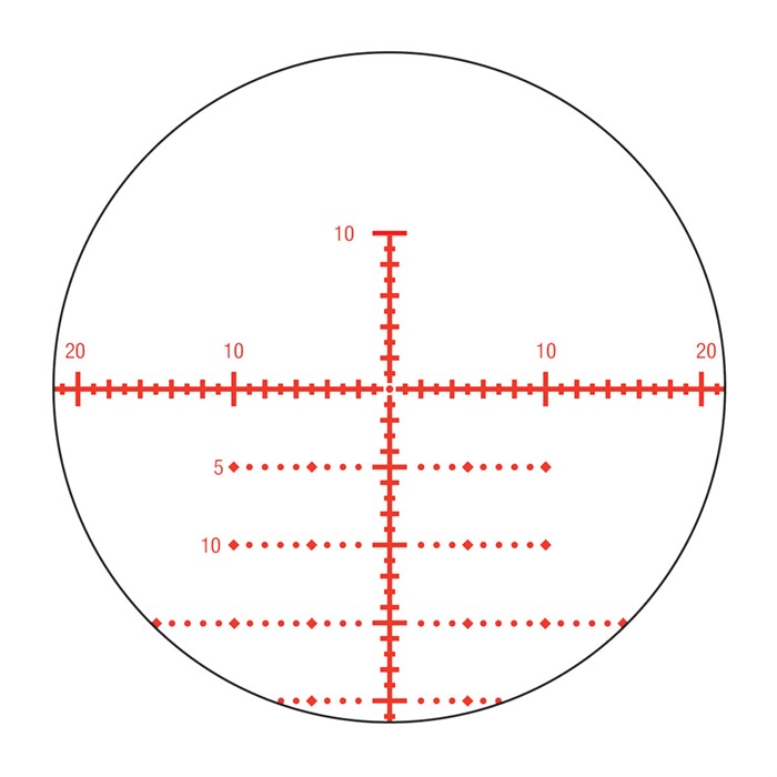 TRIJICON TENMILE™ 4.5-30X56MM FFP ILLUMINATED RIFLE SCOPE