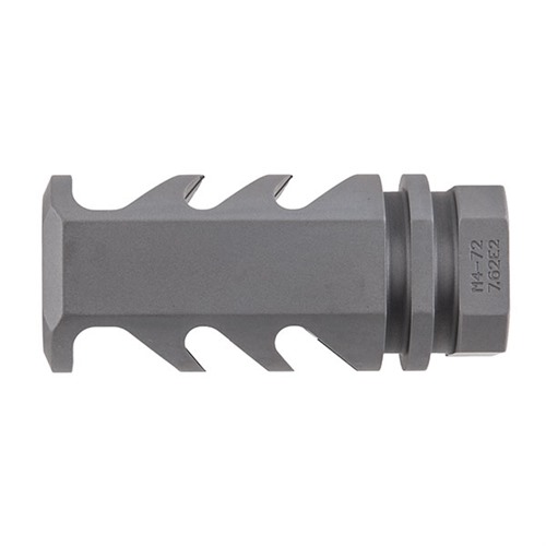 PRECISION ARMAMENT M4-72 Severe-Duty Brake 30 Caliber 5/8-24 SS Silver ...