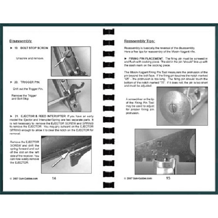 GUN-GUIDES ASSEMBLY AND DISASSEMBLY GUIDE FOR THE MOSIN-NAGANT RIFLES