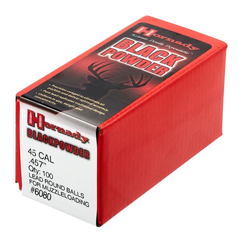 HORNADY Round Balls 45 Cal (.457") Lead Round Ball 100/Box SKU: 100203130