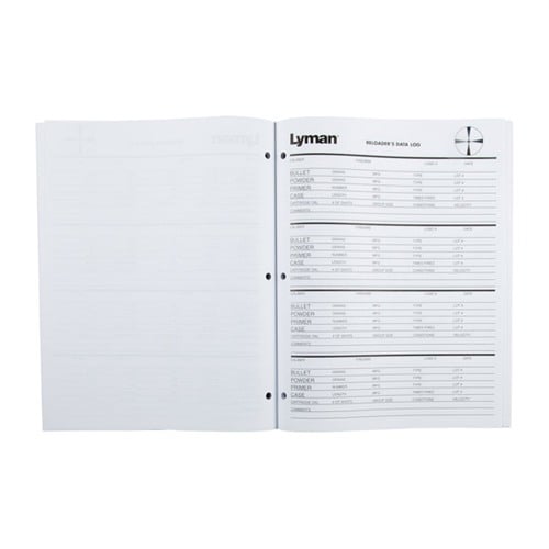 LYMAN RELOADER'S LOG