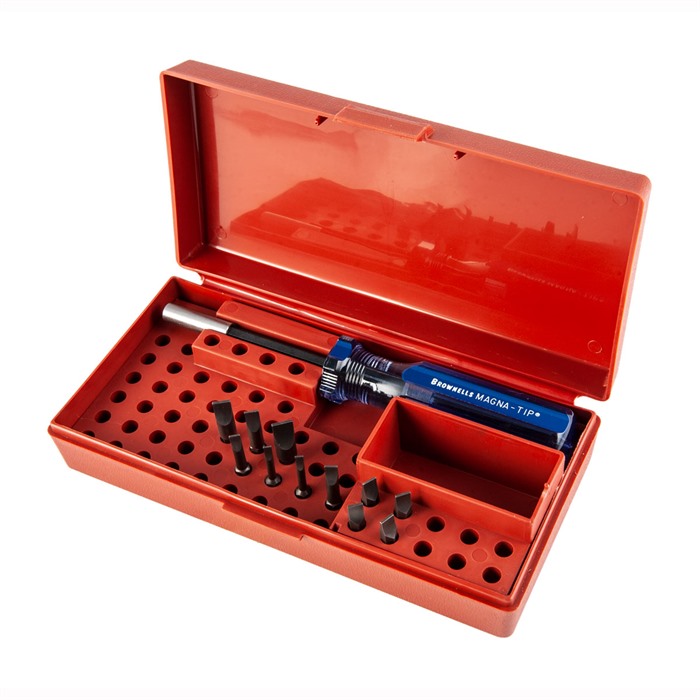 BROWNELLS #1 Standard Magna-Tip Set W/Magnetic LE Handle SKU: 080101804