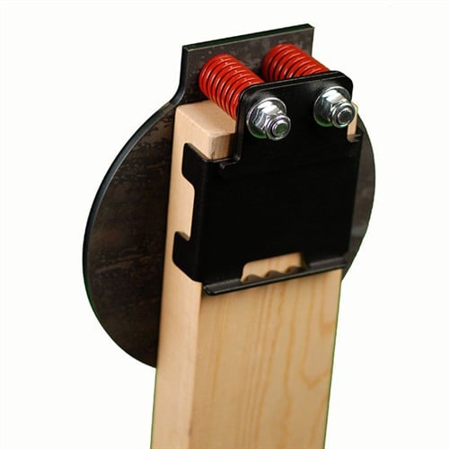 CHALLENGE TARGETS STEEL TARGET STAND WITH 7" AR500 METAL PLATE