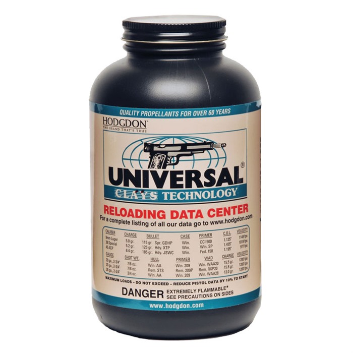 HODGDON POWDER CO., INC. HODGDON UNIVERSAL CLAYS POWDER