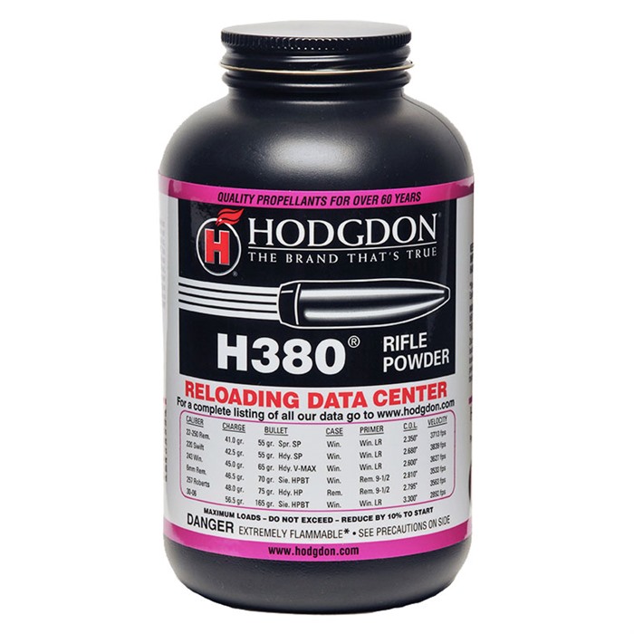 HODGDON POWDER CO., INC. H380 SMOKELESS RIFLE POWDER