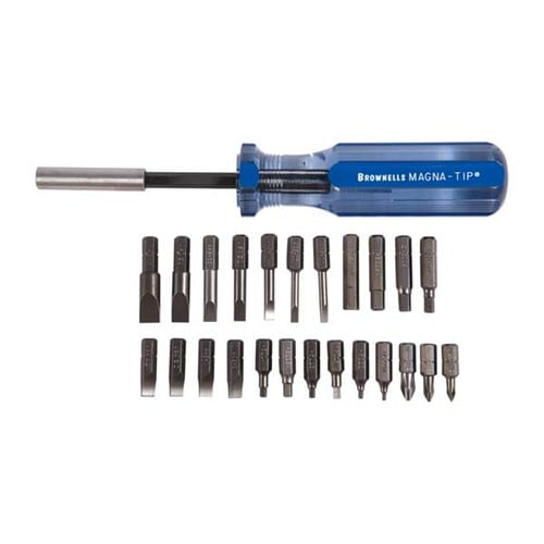 BROWNELLS #1 Standard Magna-Tip Set W/Magnetic LE Handle SKU: 080101804