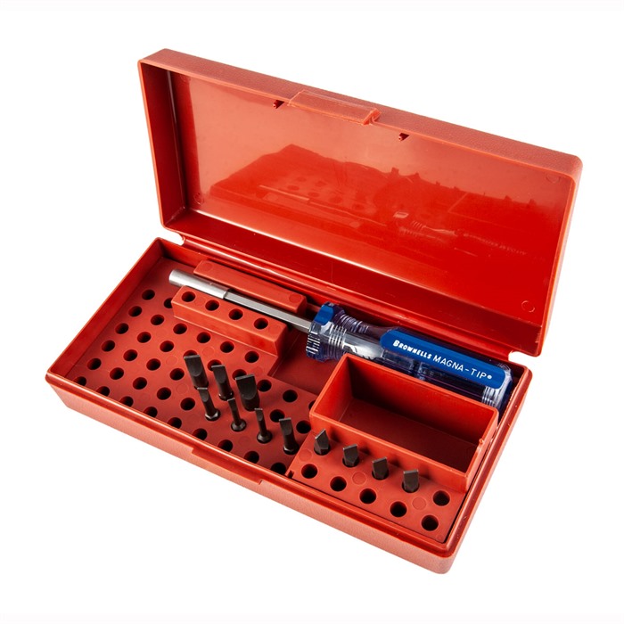 BROWNELLS #1 Standard Magna-Tip Set W/Magnetic LE Handle SKU: 080101804