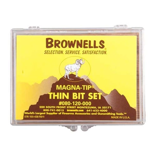 BROWNELLS MAGNA-TIP® THIN-BIT SET