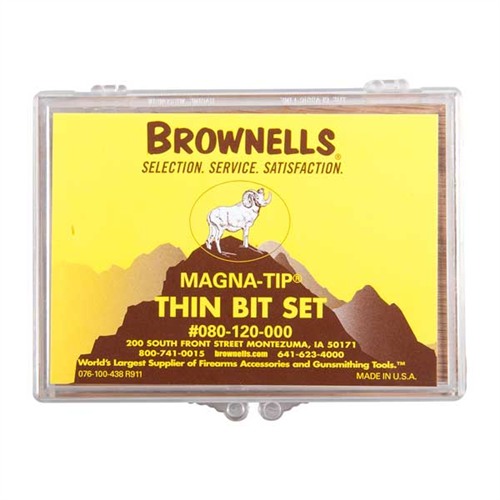 BROWNELLS MAGNA-TIP~ Thin-Bit Set SKU: 080120000