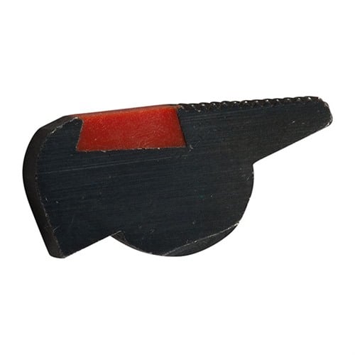 SMITH & WESSON SIGHT RAMP, FRONT, .278', BLACK SERRATED W/RED RAMP INSERT