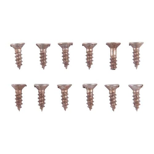 BROWNELLS UNPLATED STEEL FLAT HEAD WOOD SCREW KIT