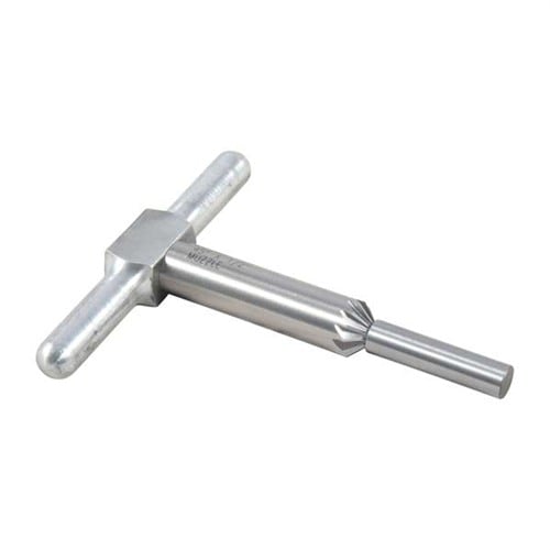 BROWNELLS 45 DEGREE MUZZLE/CYLINDER CHAMFERING CUTTER & STEEL PILOT