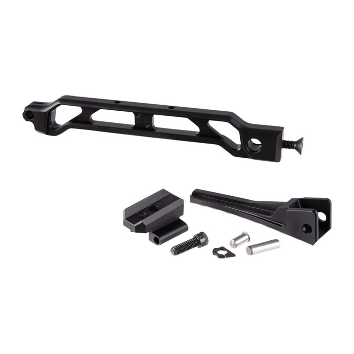 JMAC CUSTOMS LLC 8-INCH RAISED ARM BAR WITH FOLDING BUTTPLATE