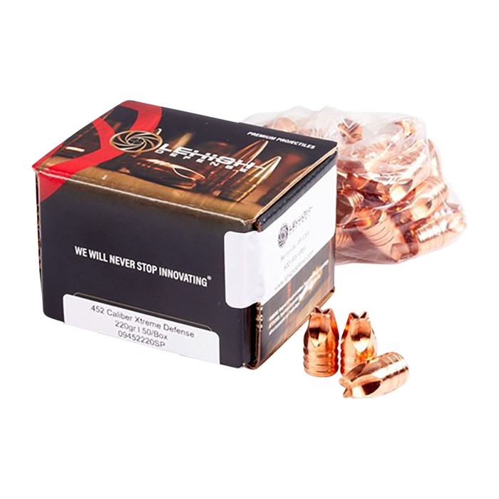 LEHIGH DEFENSE, LLC 458 CALIBER XTREME DEFENSE FTM BULLETS