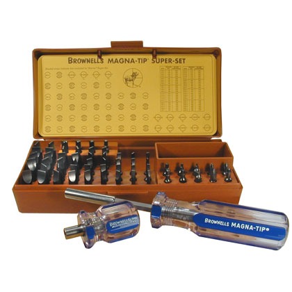 BROWNELLS MAGNA-TIP 58 BIT MASTER SCREWDRIVER SET