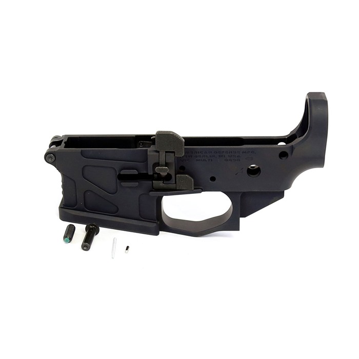 AMERICAN DEFENSE MANUFACTURING AR-15 UIC STRIPPED LOWER AMBI RECEIVER
