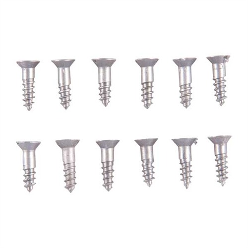 BROWNELLS UNPLATED STEEL FLAT HEAD WOOD SCREW KIT