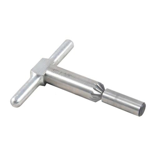 BROWNELLS 45 DEGREE MUZZLE/CYLINDER CHAMFERING CUTTER & STEEL PILOT