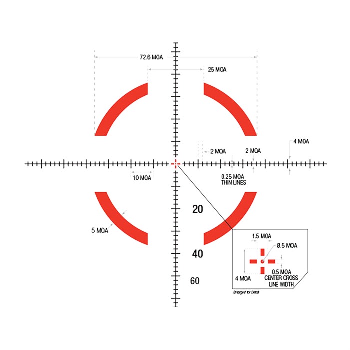 TRIJICON USMC-SCO VCOG 1-8X28MM FFP ILLUMINATED RIFLE SCOPE W/STD MOUNT