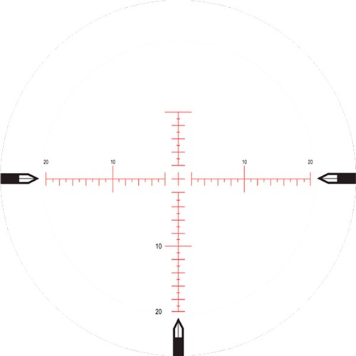 NIGHTFORCE NXS 2.5-10x42mm SFP Illuminated MIL-R 10 MILs Reticle Black ...