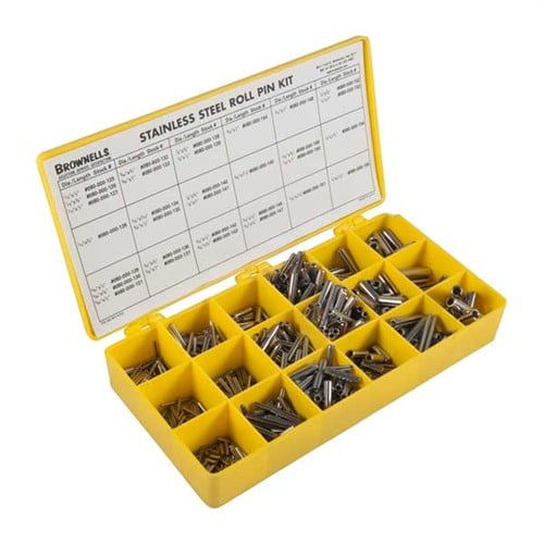 BROWNELLS STAINLESS STEEL ROLL PIN KIT