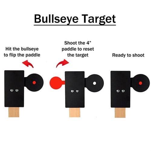 CHALLENGE TARGETS RIMFIRE BULLSEYE TARGET