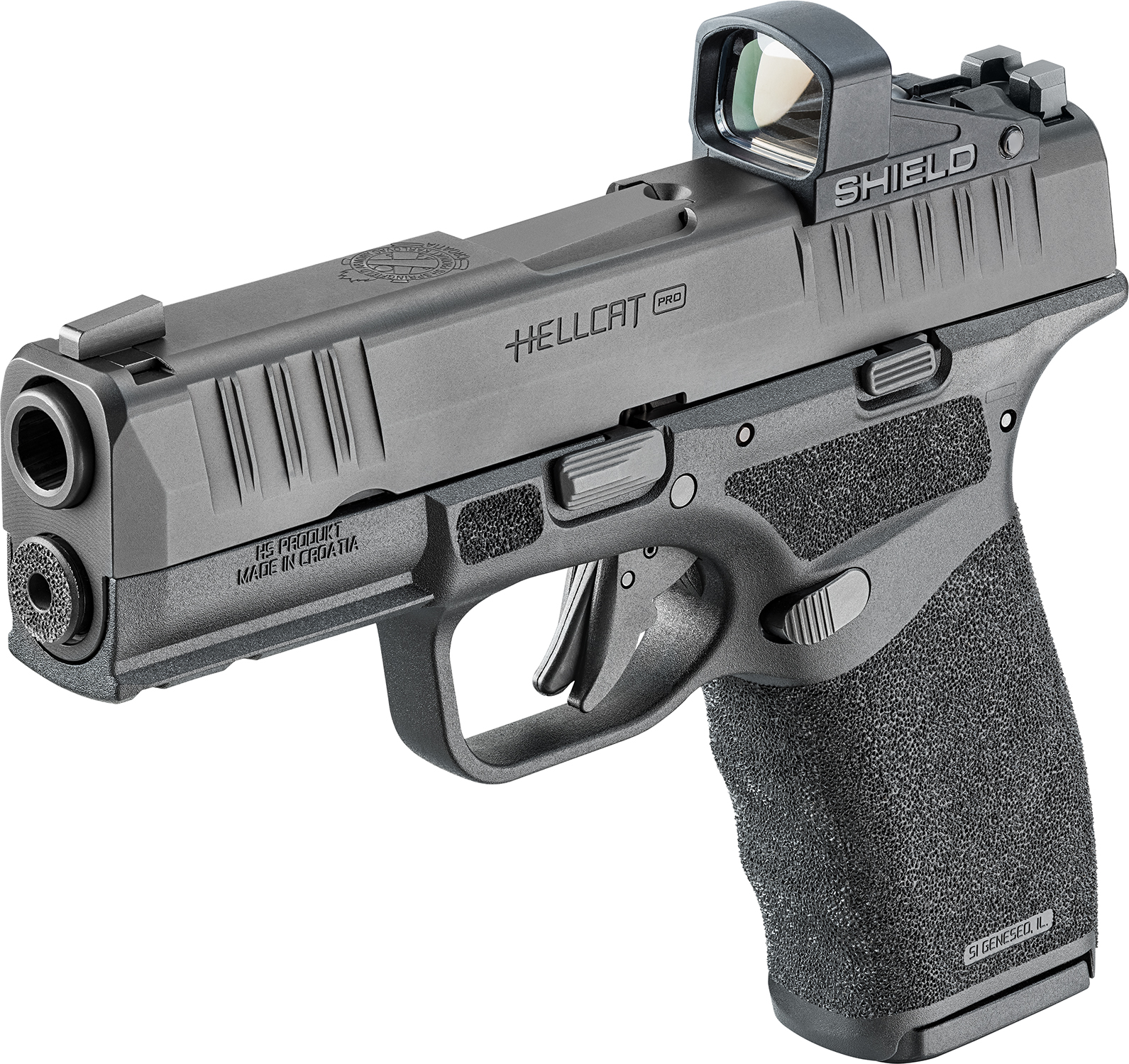 SPRINGFIELD ARMORY HELLCAT PRO 9MM LUGER HANDGUN WITH SHIELD SMSC