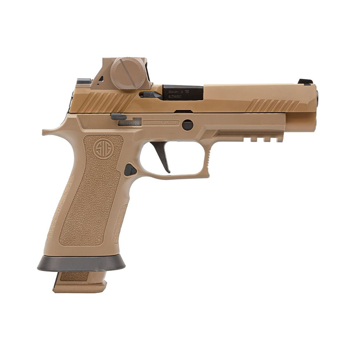 SIG SAUER, INC. M17X 9MM LUGER SEMI-AUTO HANDGUN WITH ROMEOM17