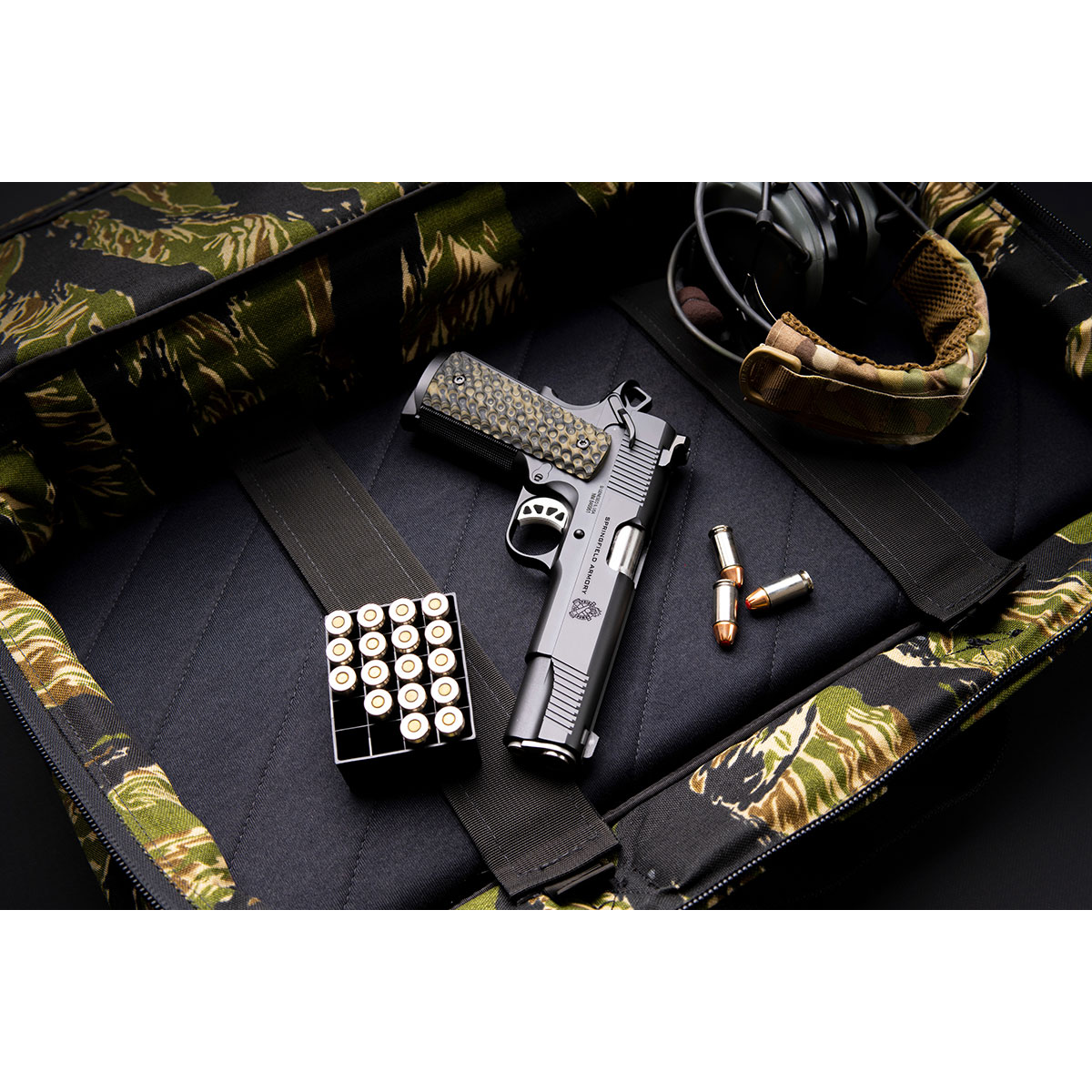 SPRINGFIELD ARMORY 1911 TRP 45 ACP 5" BBL (3)8RD Mag W/Light Rail Black ...