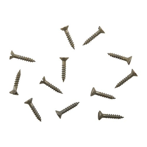 BROWNELLS UNPLATED STEEL FLAT HEAD WOOD SCREW KIT
