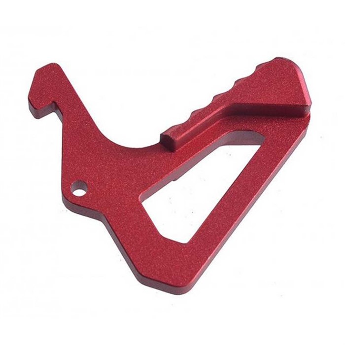 STRIKE INDUSTRIES EXTENDED CHARGING HANDLE LATCH, RED