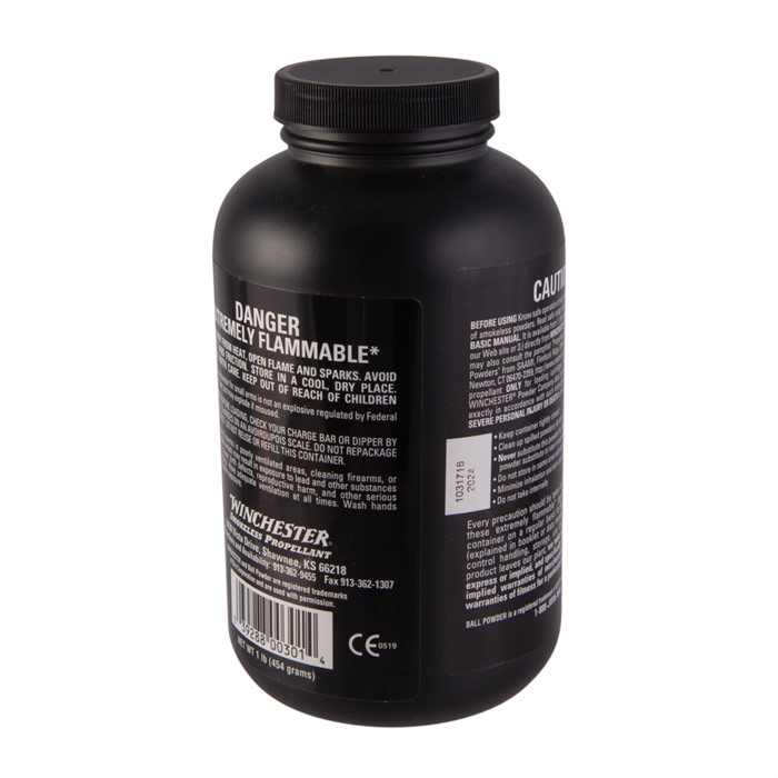 WINCHESTER 572 BALL POWDER SMOKELESS SHOTSHELL POWDER