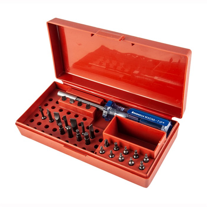 BROWNELLS #1 Standard Magna-Tip Set W/Magnetic LE Handle SKU: 080101804