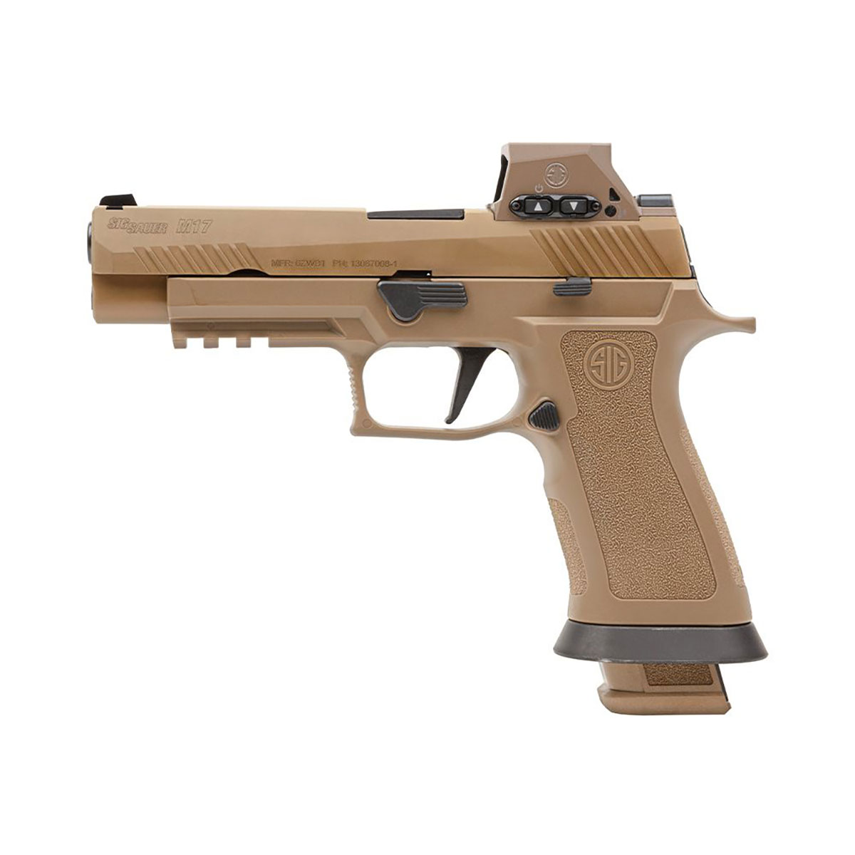 SIG SAUER, INC. M17X 9MM LUGER SEMI-AUTO HANDGUN WITH ROMEOM17