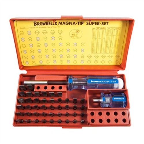 BROWNELLS MAGNA-TIP 44 BIT PROFESSIONAL SCREWDRIVER SET
