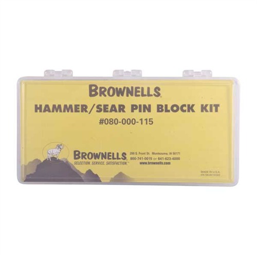 BROWNELLS Colt 1911 Hammer/Sear Pin Block Kit