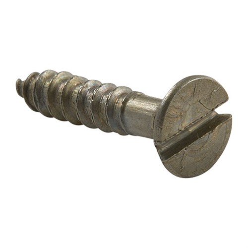 BROWNELLS UNPLATED STEEL FLAT HEAD WOOD SCREW KIT