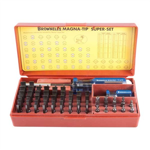 BROWNELLS 58 Bit Master Set Plus W/Magnetic Law Enforcement Handle SKU ...