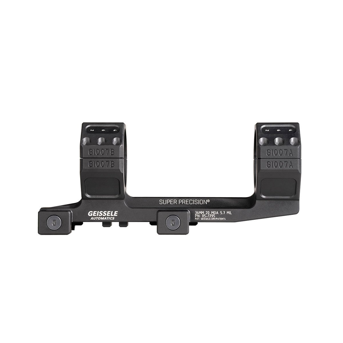 GEISSELE AUTOMATICS LLC SUPER PRECISION ZERO COMPROMISE SCOPE MOUNT