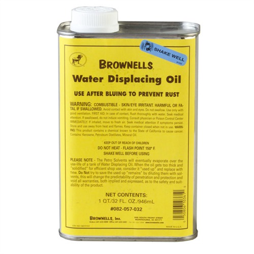 BROWNELLS Water Displacing Oil After-Bluing Rust Prevension 1 Qt SKU ...
