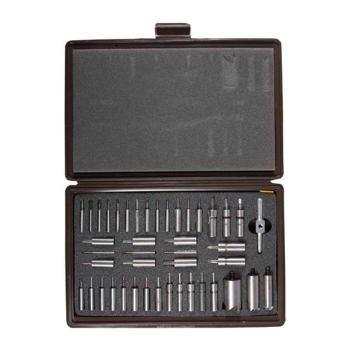 BROWNELLS RIFLE/HANDGUN MASTER CHAMFERING/FACING COMBO SET W /STEEL PILOT
