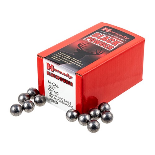 HORNADY Round Balls 54 Cal (.530") Lead Round Ball 100/Box SKU: 100203134